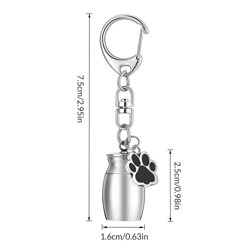 Personalized Mini Pet Urns Keychain Small Urn for the Ashes - Etsy
