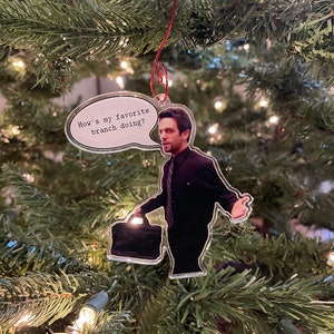 Original Ryan Howard From "the Office" Christmas Ornament, “how’s My ...