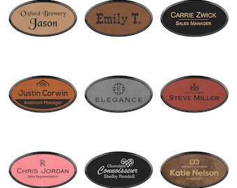 Personalized Name Tag, Name Tag, Customized Name Tag, Engraved Name Tag ...