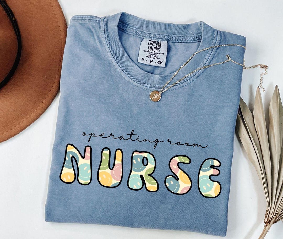 Operating Room Nurse Comfort Colors T-shirt | Operating Room RN T-shirt ...