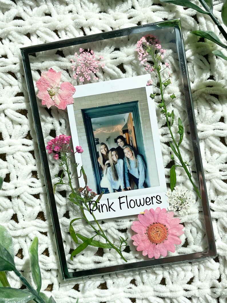 Custom Floral Picture Frame Custom Dried Flower Frame - Etsy