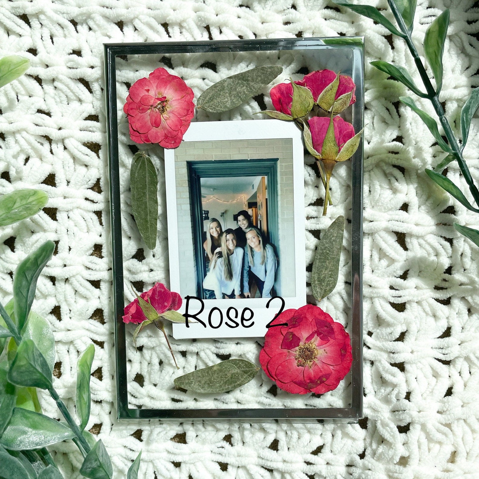 Custom Floral Picture Frame Custom Dried Flower Frame - Etsy