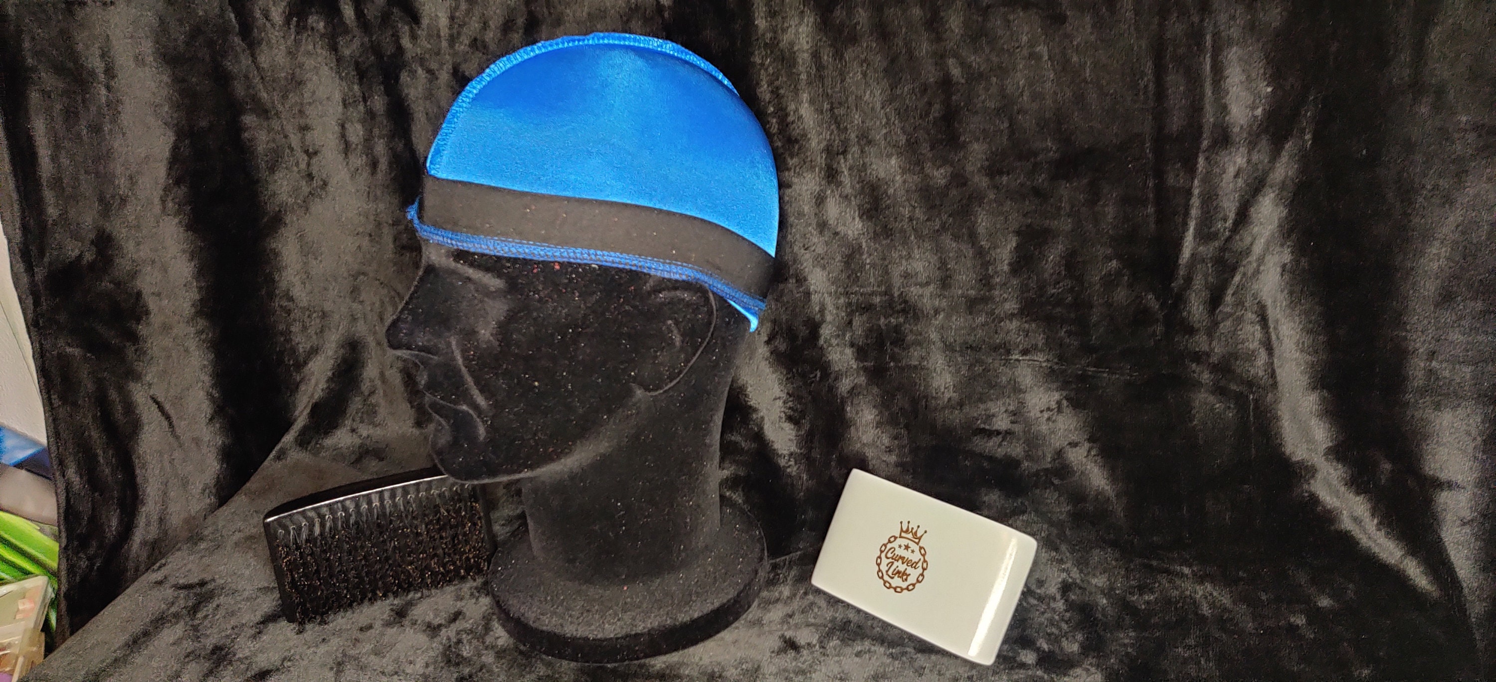 Blue Compression Cap Wave Cap, Stocking Caps, Wave Caps, Headband - Etsy