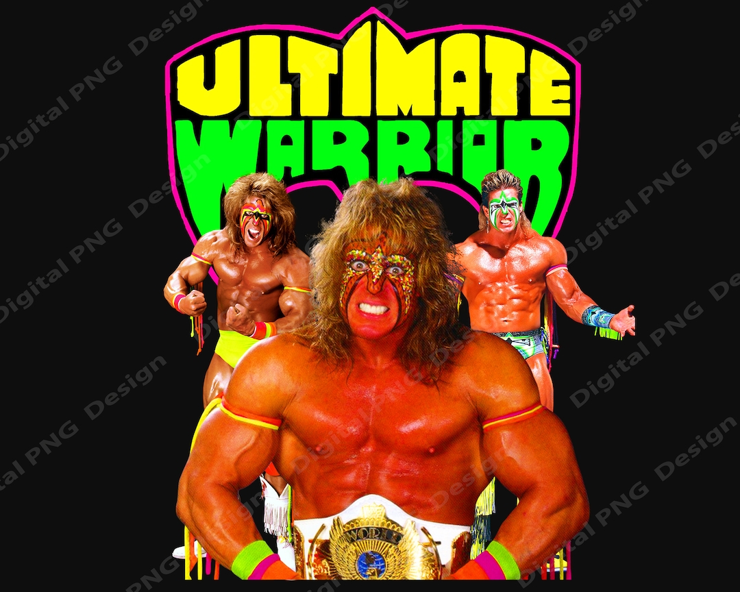 ULTIMATE WARRIOR WWE Png , Instant Download, Digital Files Png - Etsy ...