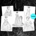 Regency Era Coloring Pages for Adults | Historical Fashion Coloring ...