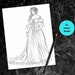 Regency Era Coloring Pages for Adults | Historical Fashion Coloring ...