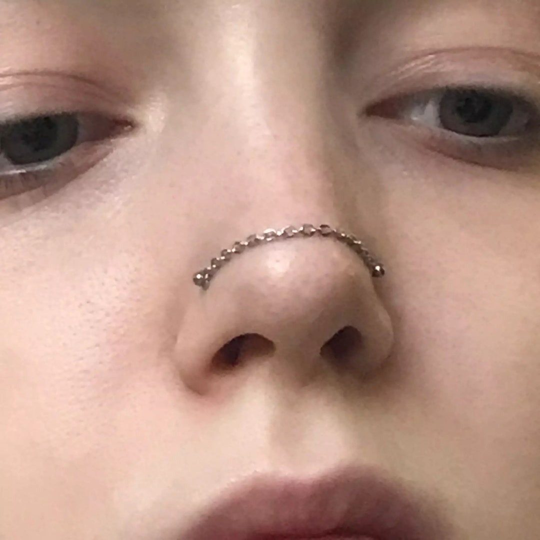 Stainless Steel Nose Chain Bogo Nose Piercing Chain Nostril Chain Nose Chain Nasalang