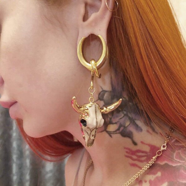 Skull Ear Plugs - Etsy