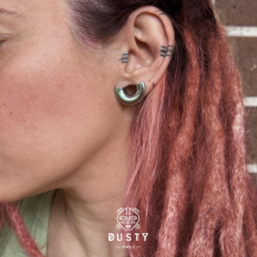 Lobe Cuffs Ear Saddle Hangers Ear Weights Hanger Gauges Jewelry ...