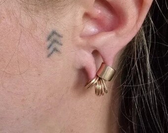 Lobe Cuffs Stretched Ears - Etsy