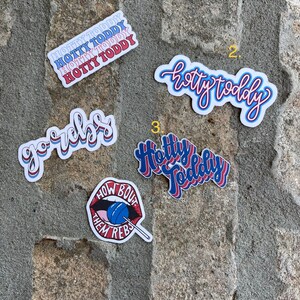 Ole Miss Sticker Hotty Toddy Gameday Sticker - Etsy