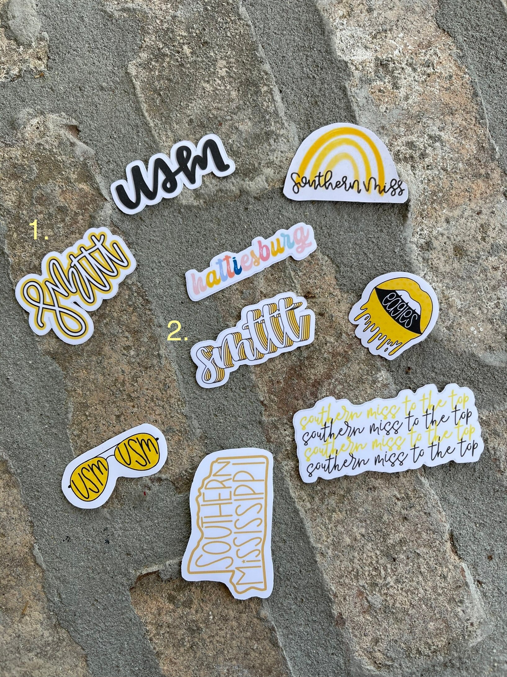 USM Stickers - Etsy