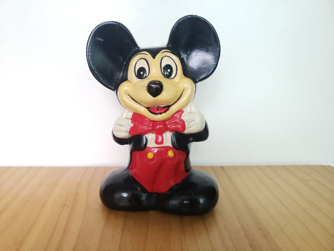 Mickey Mouse Coin Bank Money Box Vintage Walt Disney Productions - Etsy