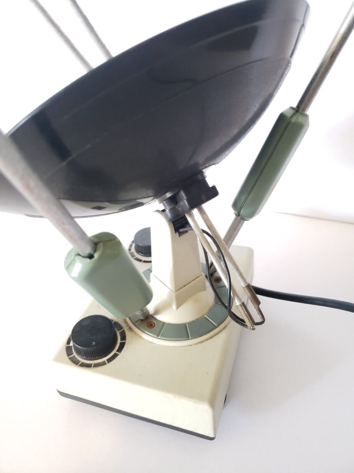 Vintage TV Dish Aerial Antenna GFX-100 Indoor Rabbit Ears 1980s UHF Vhf ...