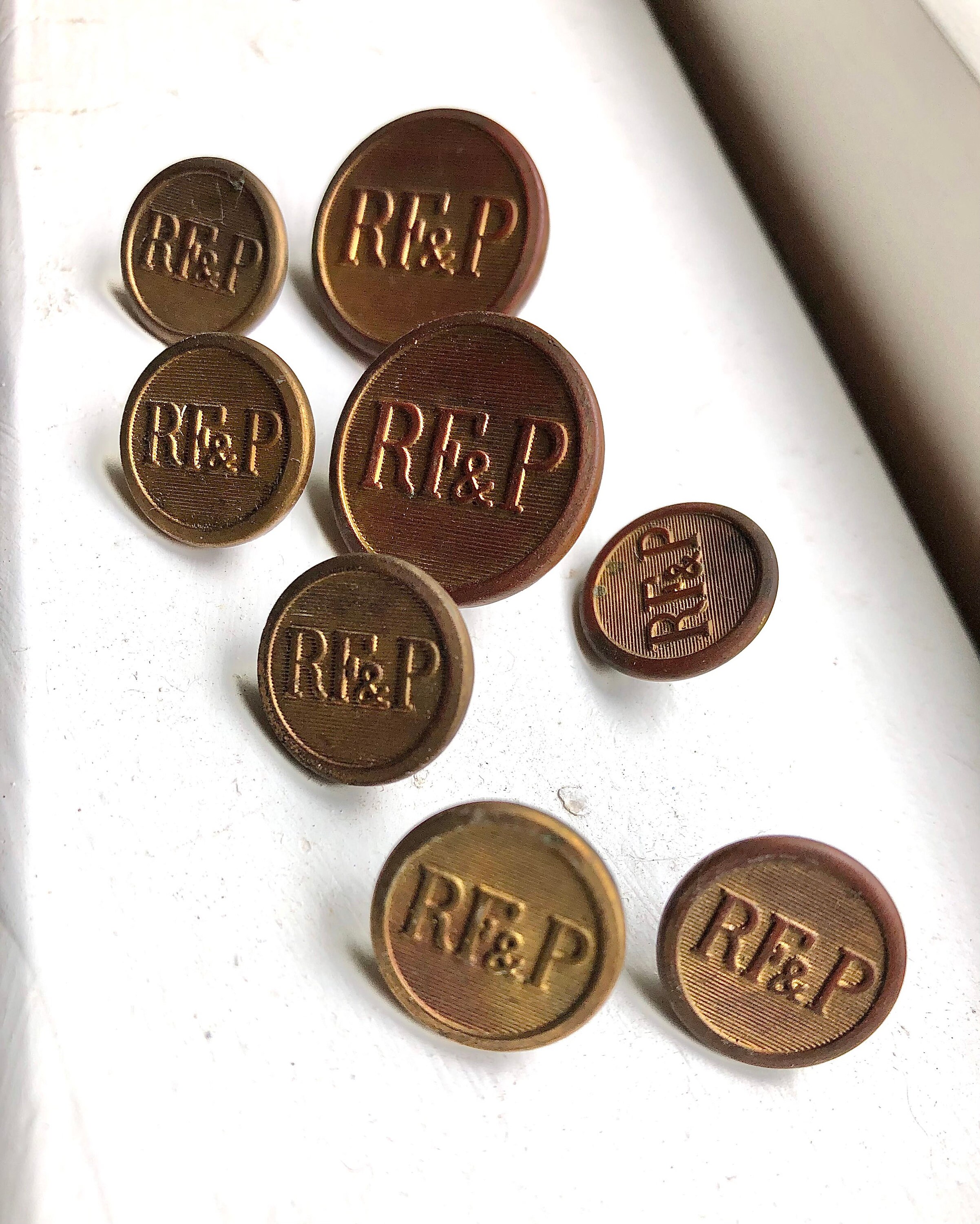 RF&P Railroad uniform buttons | Etsy