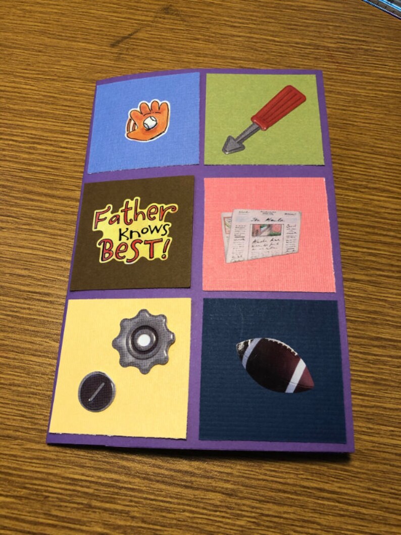 Handmade Father's Day Card - Etsy