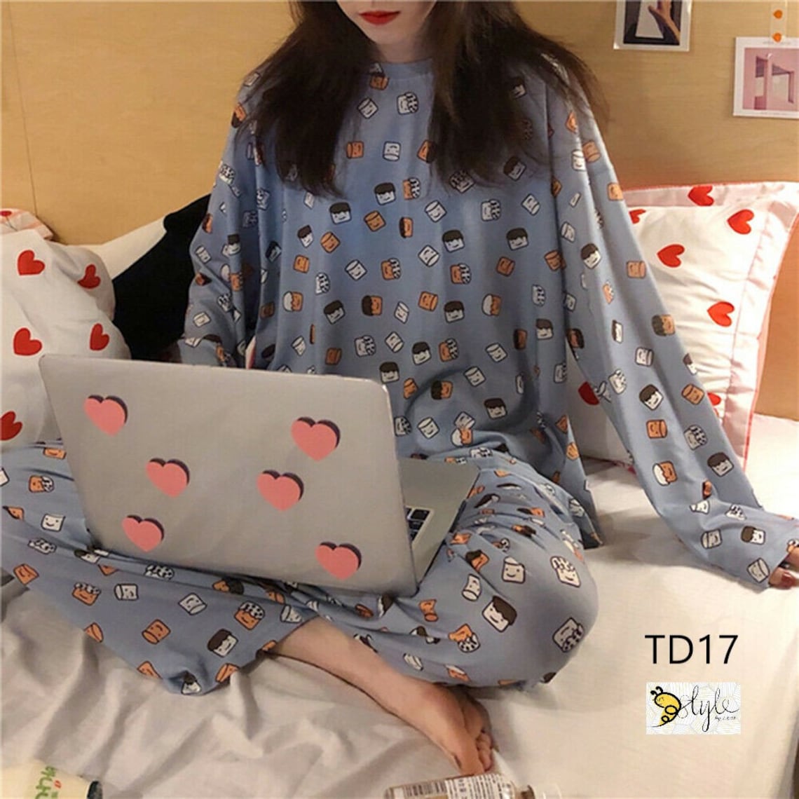 Marshmallow Pajamas, Food Print Sleepwear for Teenager and Adults ...