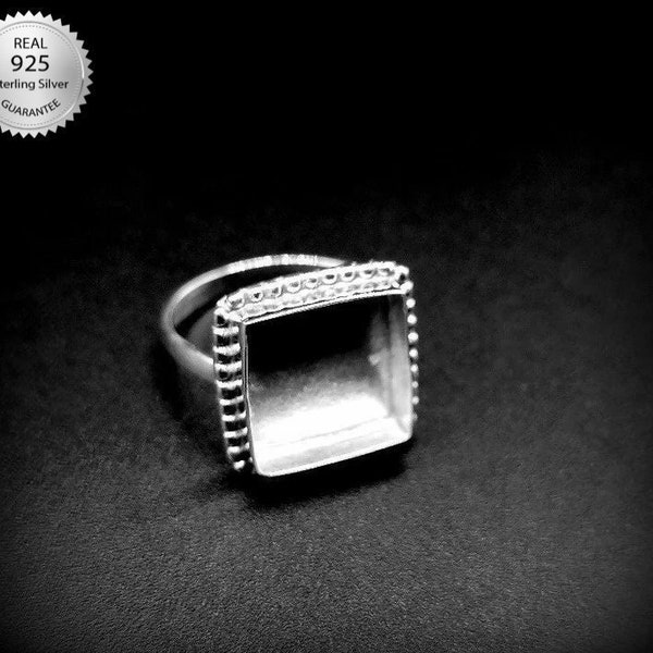 Square Shape Ring - Etsy