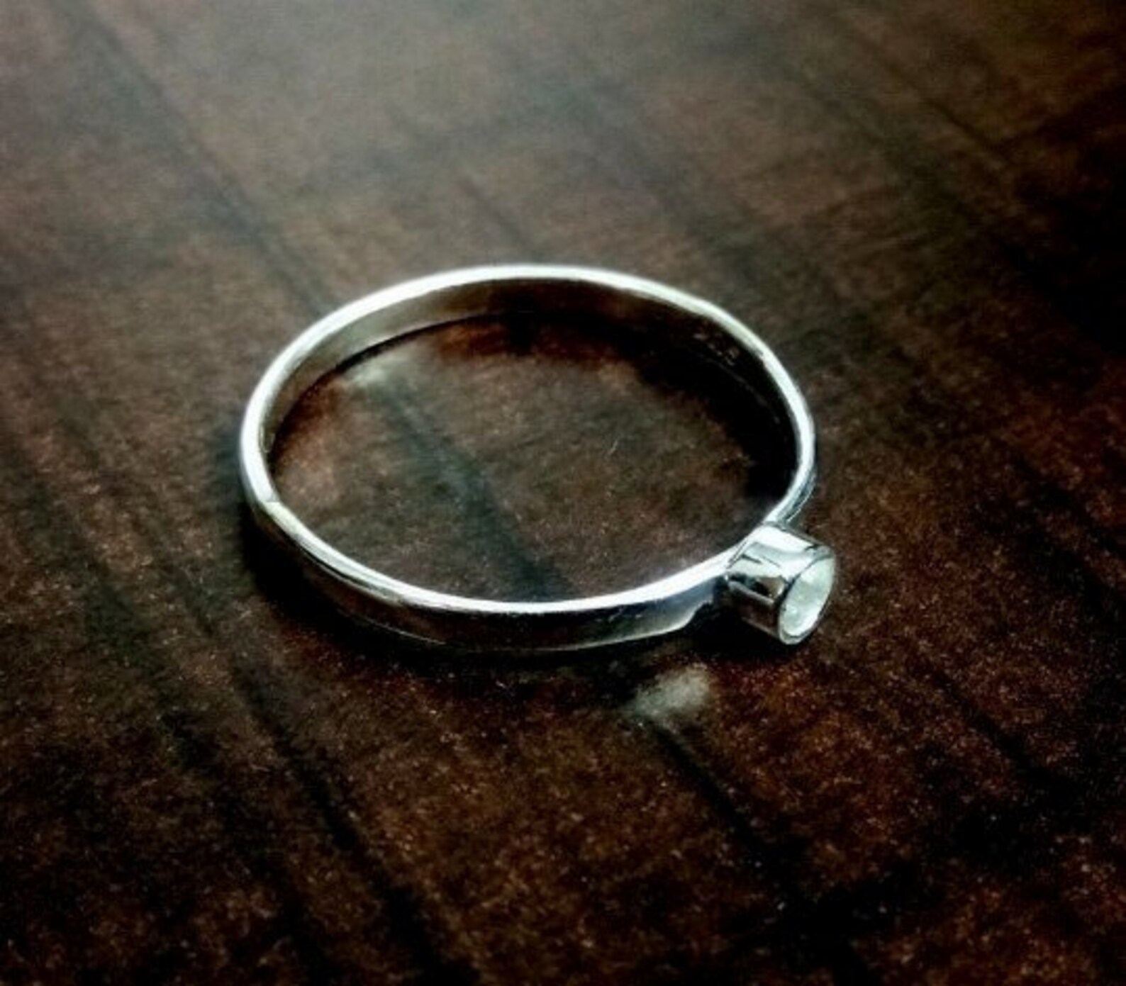 925 Sterling Silver Round Bezel Blank Cup Ring Setting Cup - Etsy