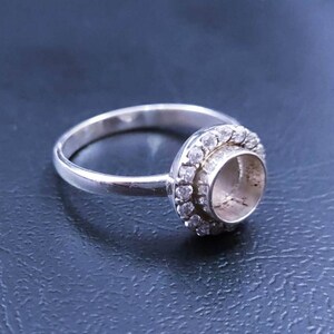 3MM to 12MM Round Bezel Setting With Small CZ Gemstones, Back Side ...