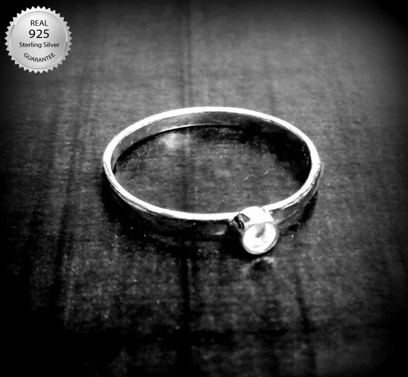 925 Sterling Silver Round Bezel Blank Cup Ring Setting Cup - Etsy