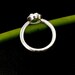 925 Sterling Silver Round Bezel Setting With Small CZ - Etsy