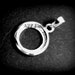 925 Sterling Silver Round Shape Handcrafted Pendant Thick - Etsy