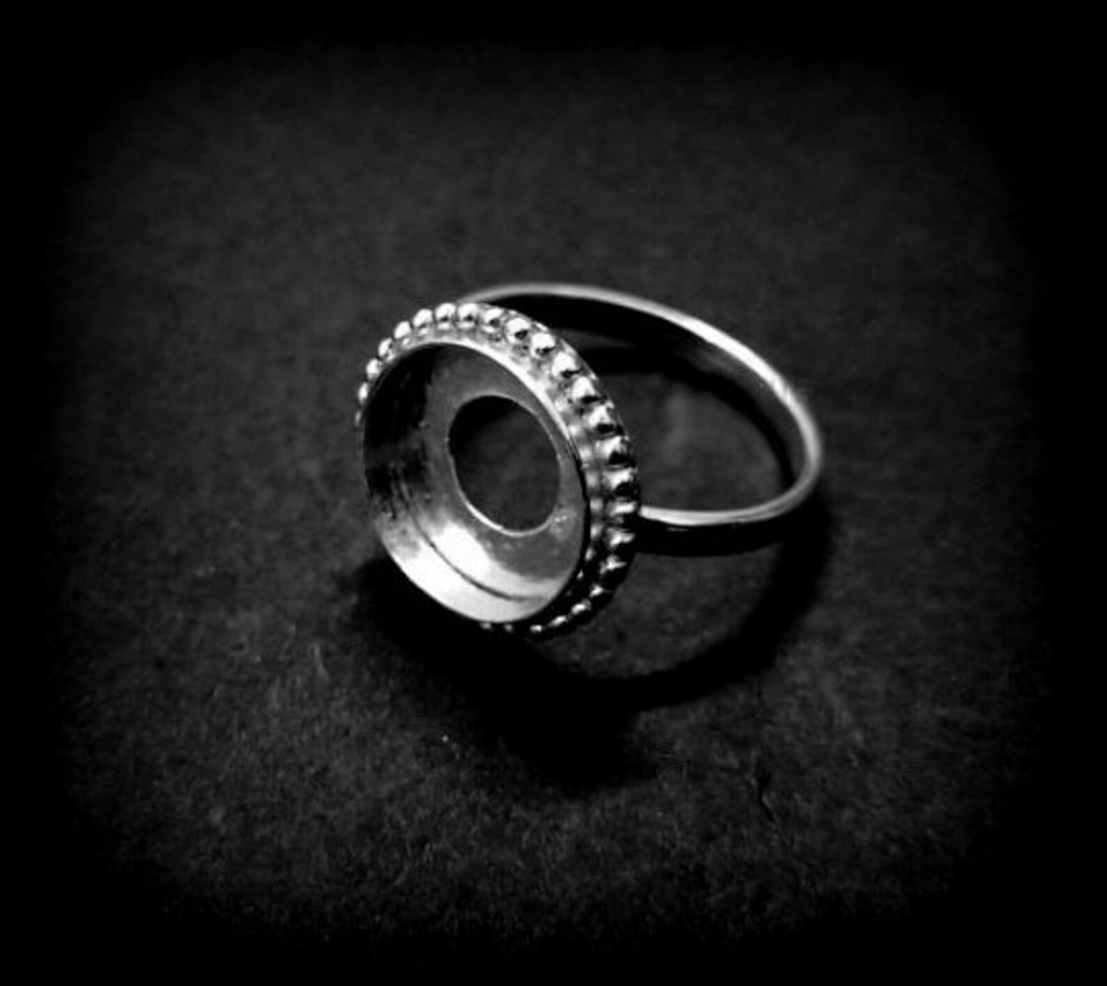 Sterling Silver Ring Bezel 925 Sterling Silver for Round Shape - Etsy