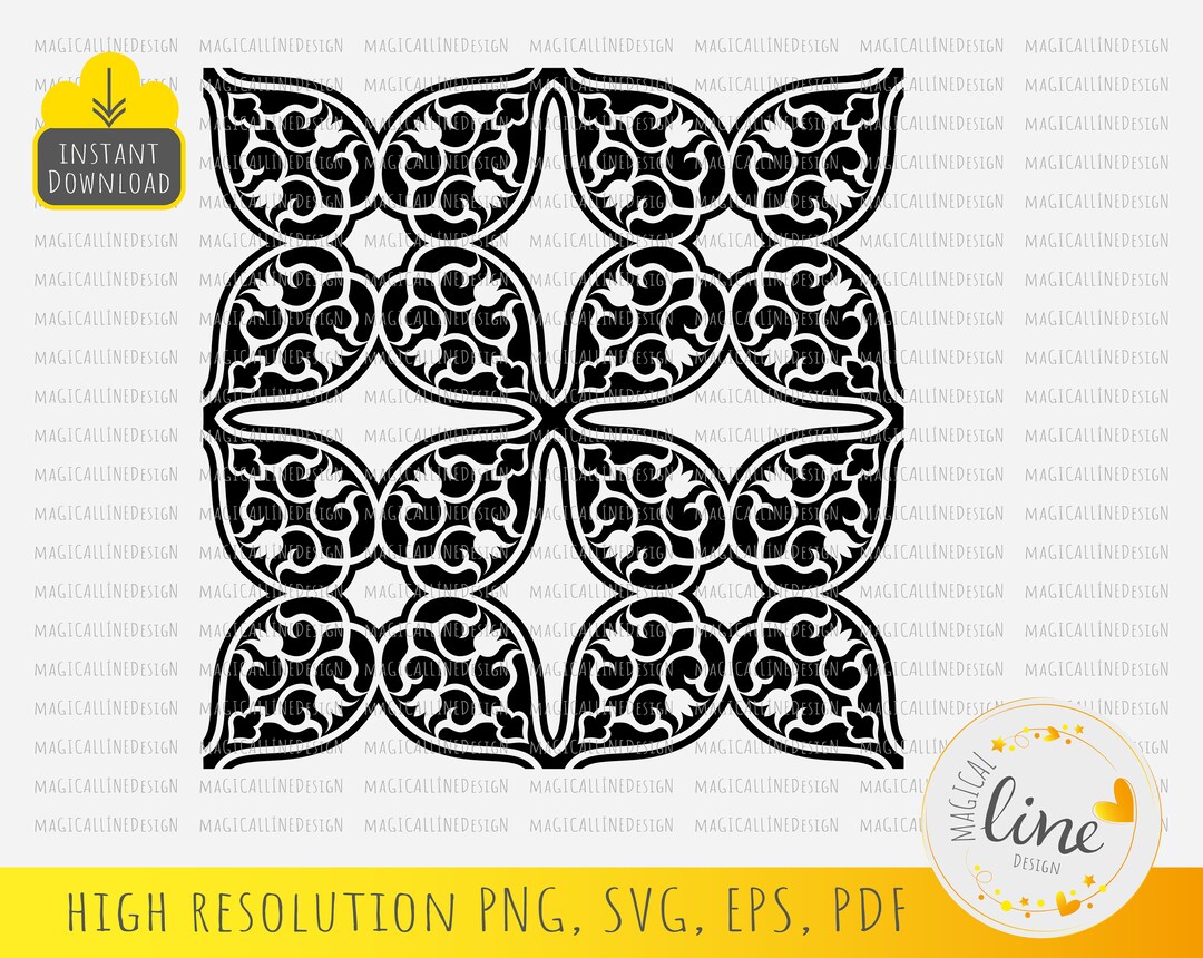 Damask Pattern Svg, Seamless Victorian Pattern, Floral Texture Eps ...