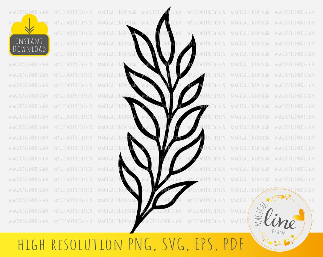 Leaf Template Svg, Leaves Stencil, Leaf Paper Cut File, Leaves Vector ...