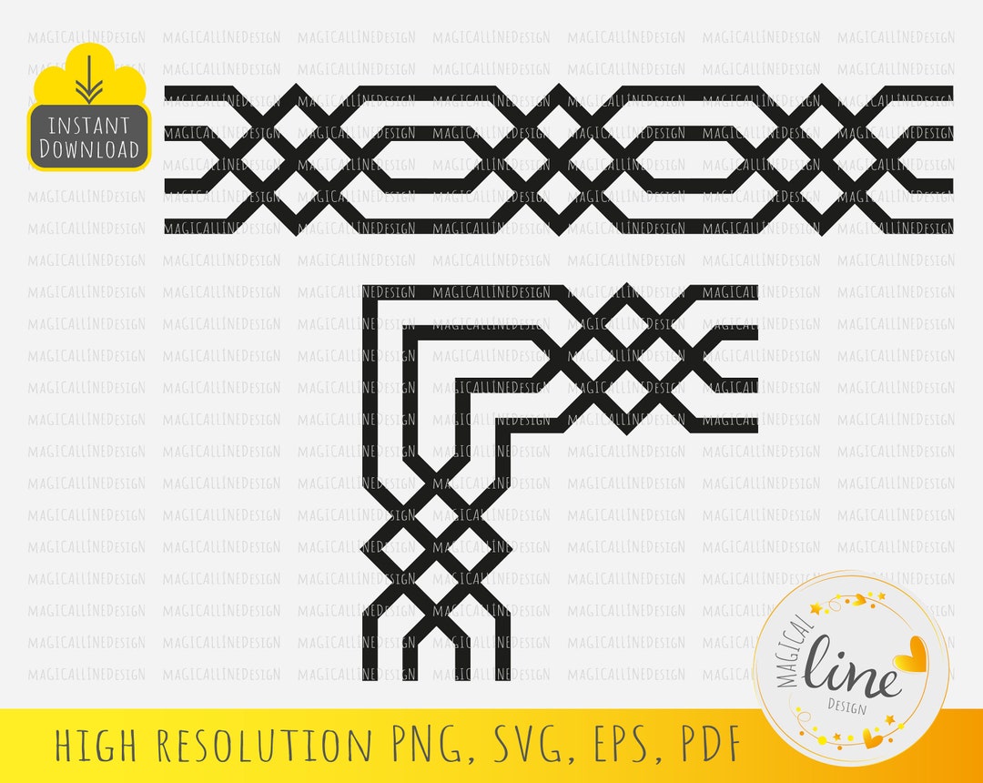 Celtic Corner Svg, Seamless Celtic Border, Tooled Leather Vector ...