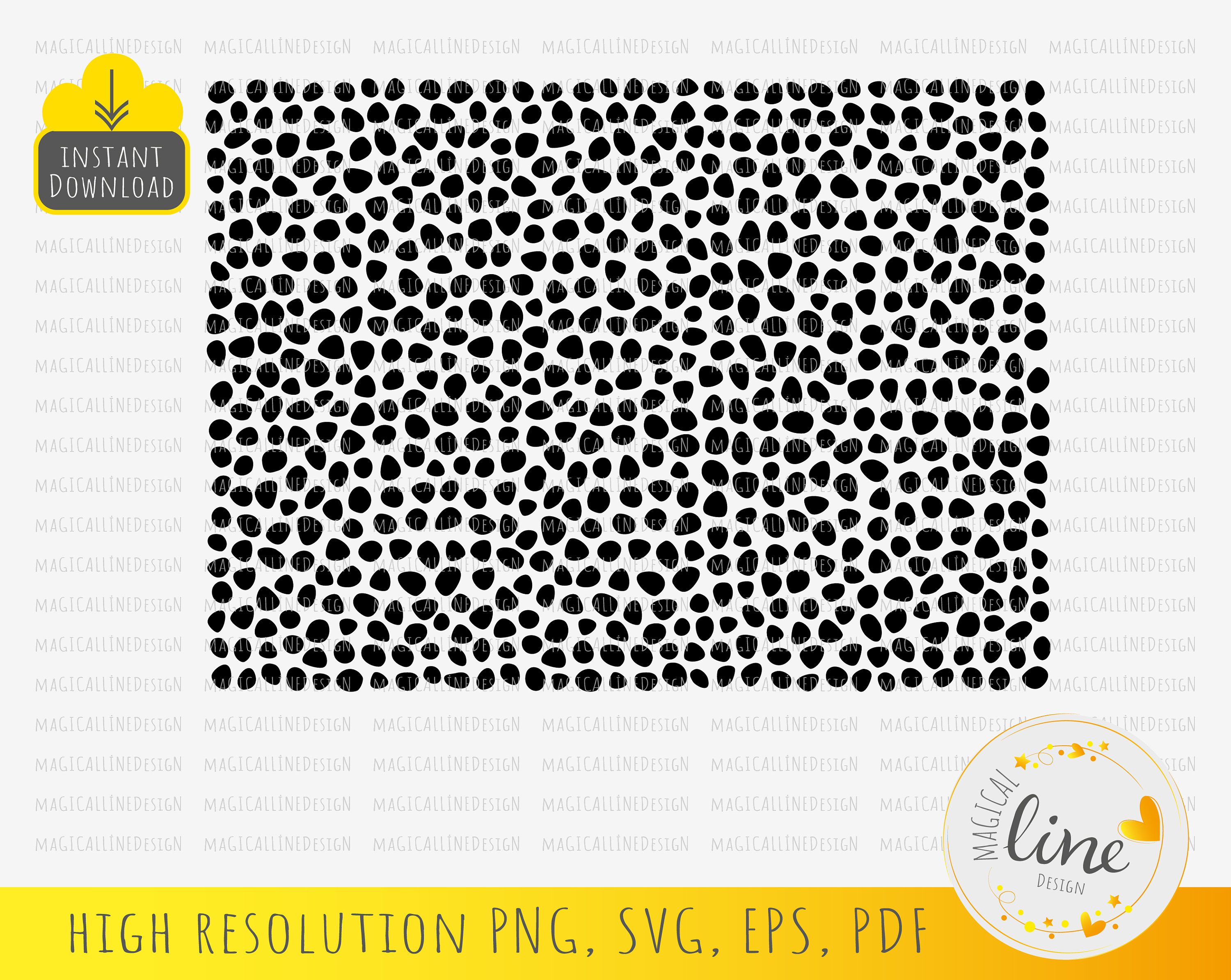 Pebbles Background Svg Pebbles Tile Stencil Tooled Leather - Etsy