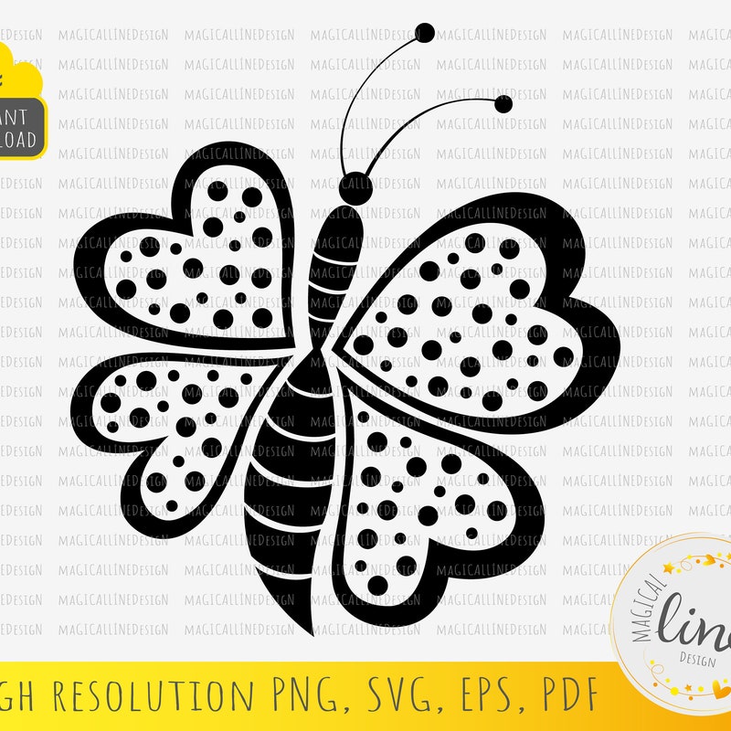 Butterfly Dot Wall Decor - Etsy