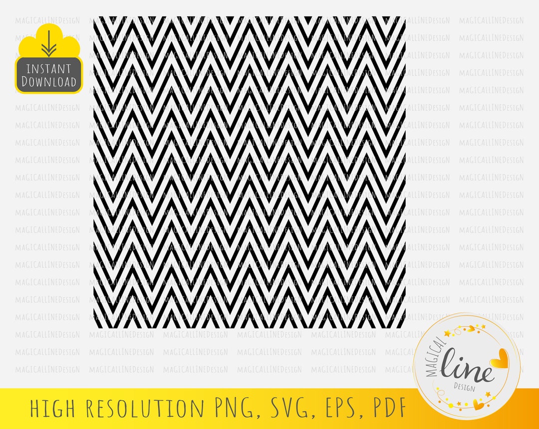 Zigzag Pattern Svg, Chevron Pattern Eps, Seamless Pattern, Chevron ...