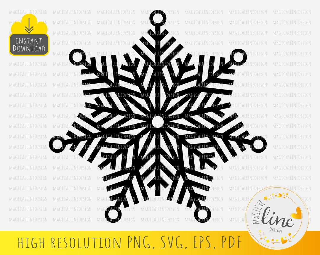 Snowflake Svg, Star Ornament Svg, Snowflake Vector, Ornamental Eps ...
