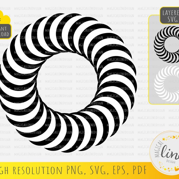 Optical Illusion Svg - Etsy