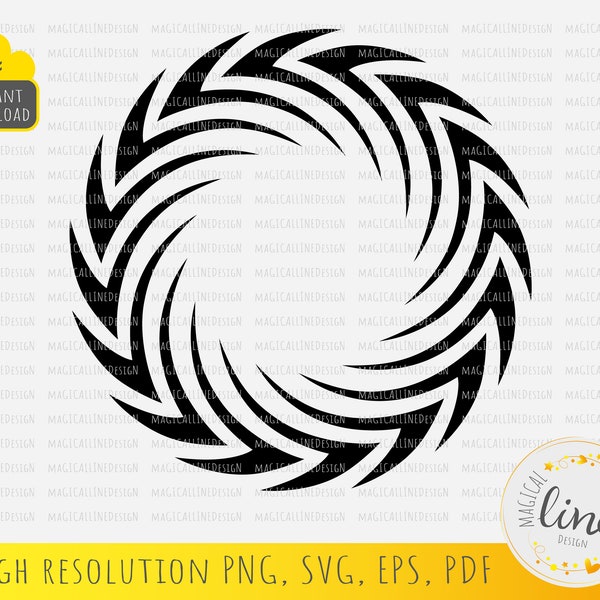 Tribal Circle Design - Etsy