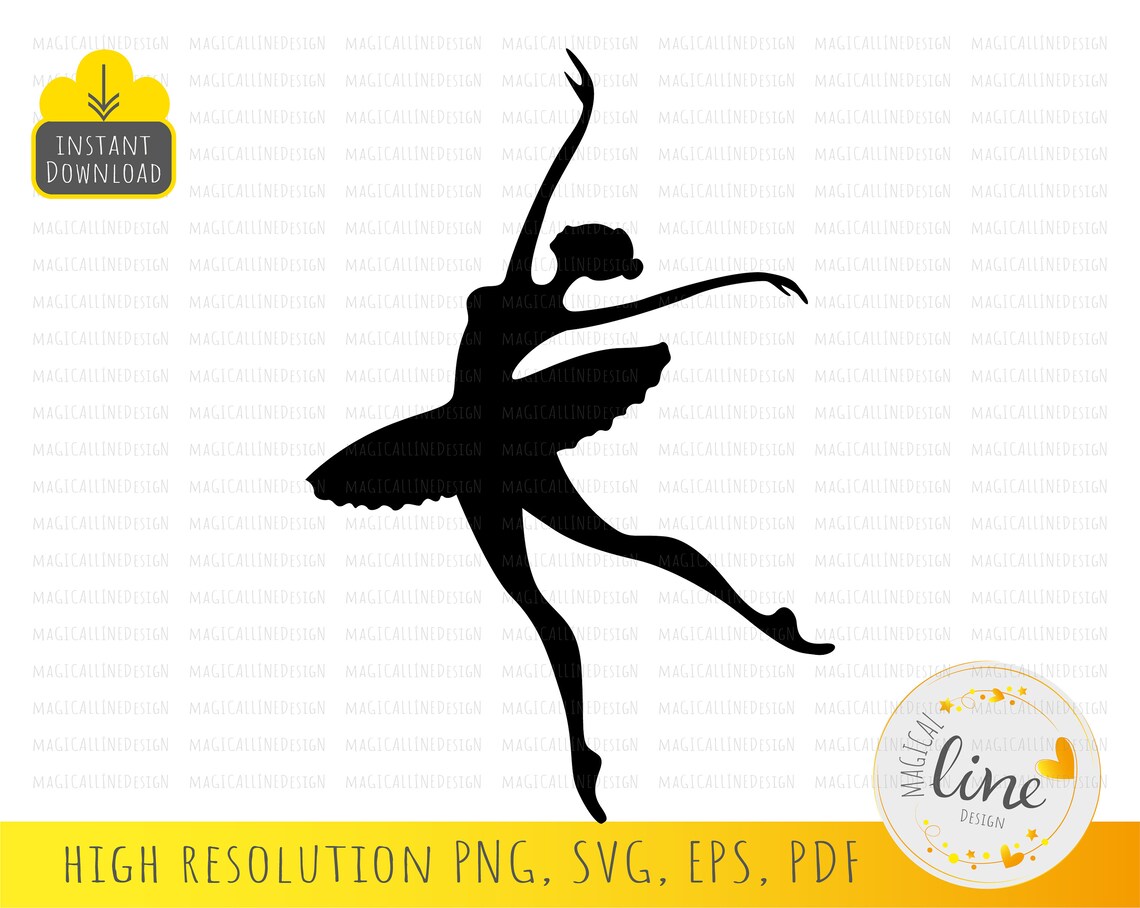 Ballerina Svg Ballerina Silhouette Svg Ballerina Svg Cut - Etsy