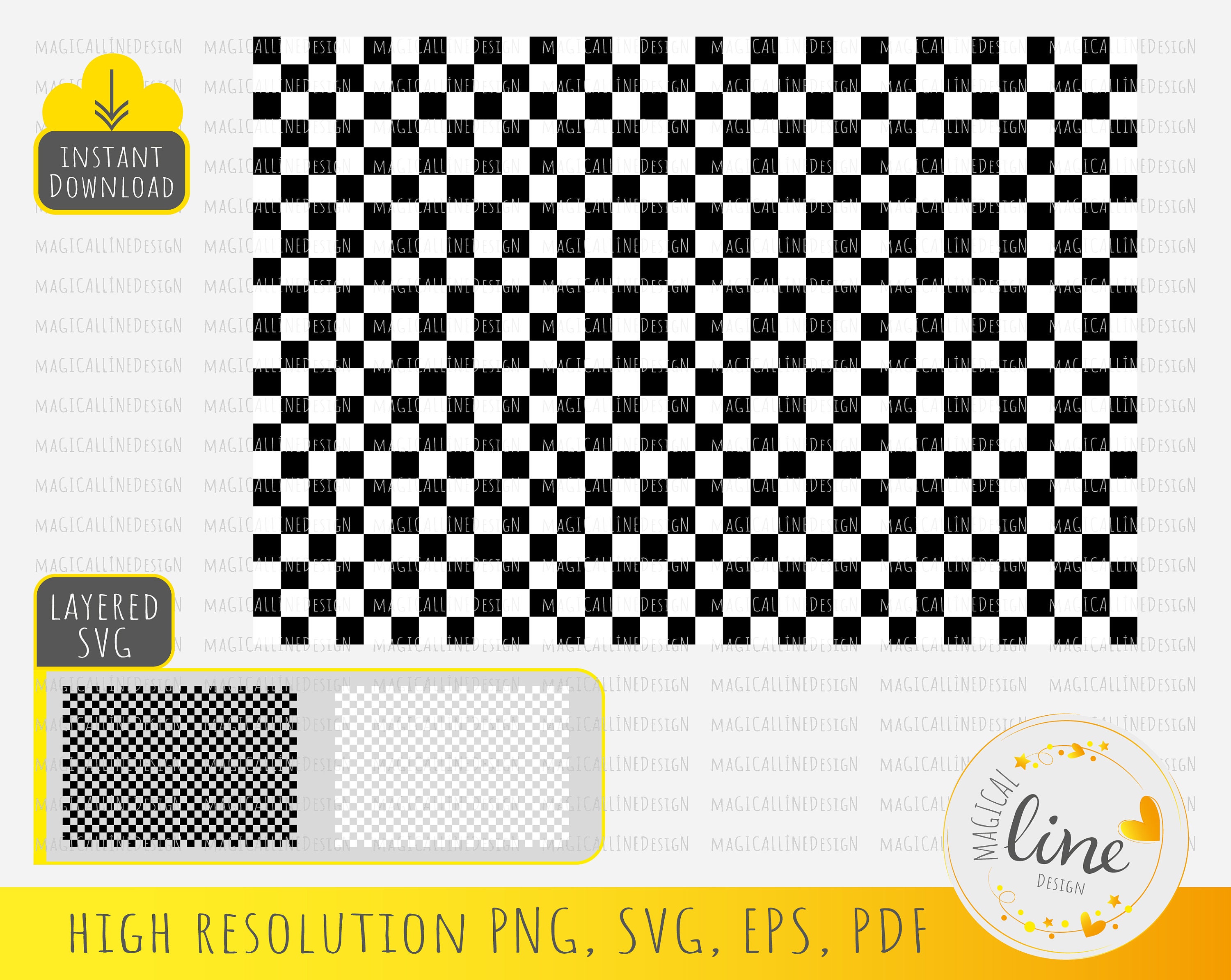 Checkered Pattern Svg, Seamless Checkerboard Svg, Race Life Svg ...