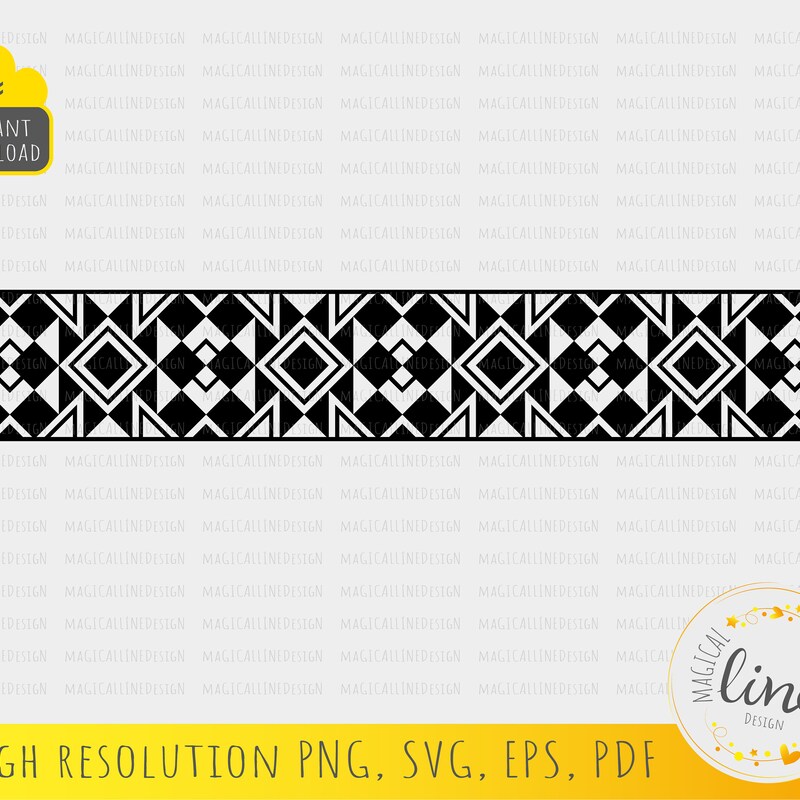 Aztec Borders - Etsy