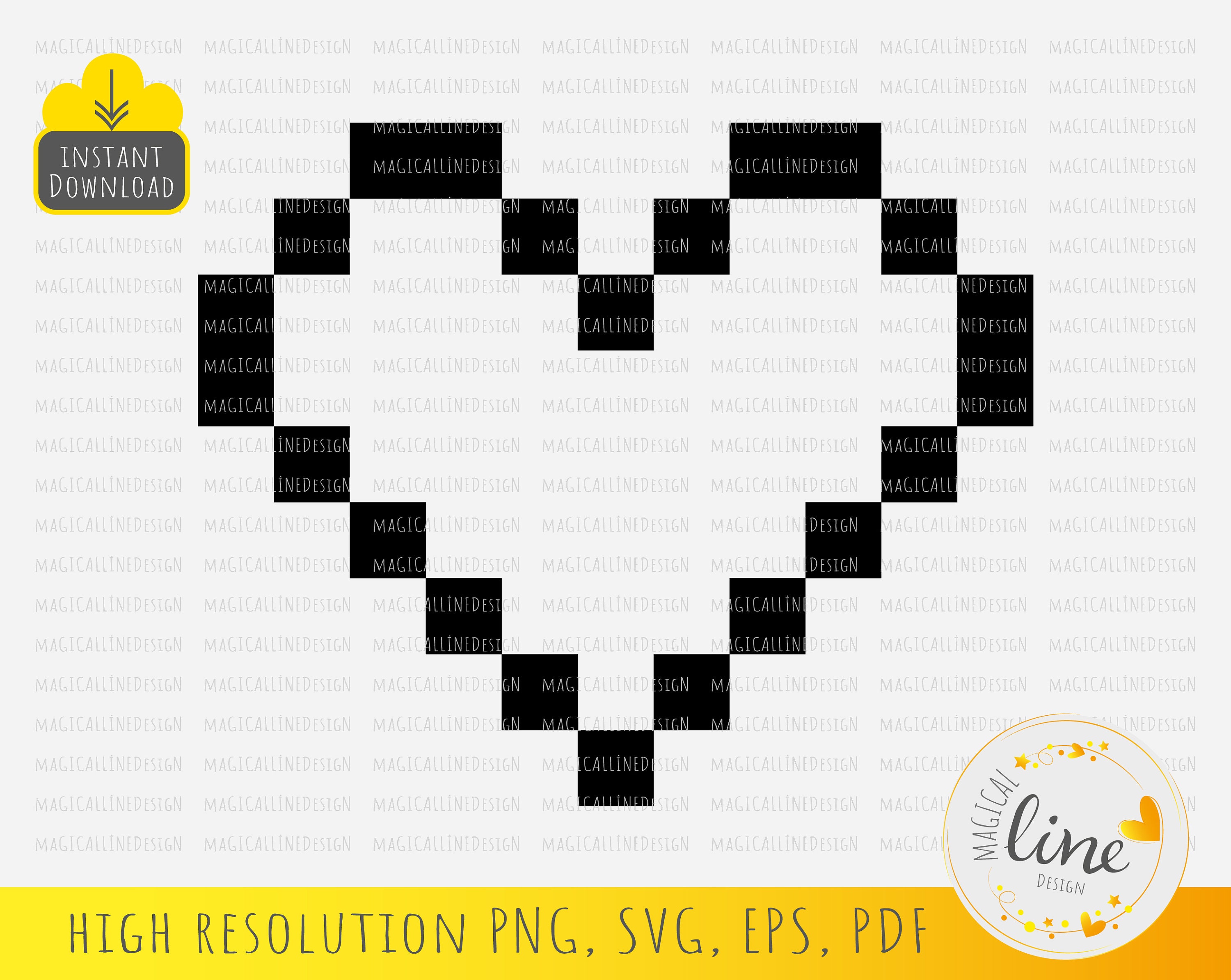 Pixel Heart SVG, Valentine Clipart (digital Download) - Etsy