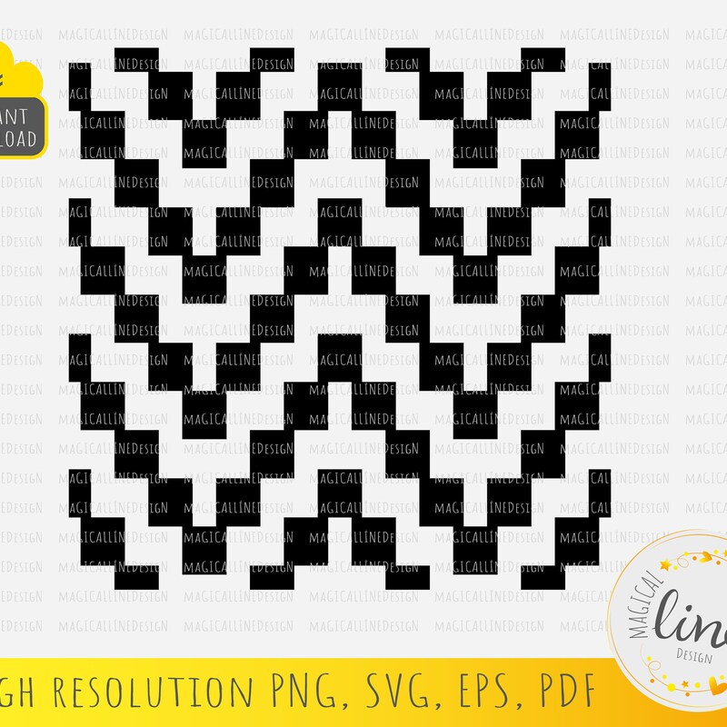 Chevron Stencil - Etsy