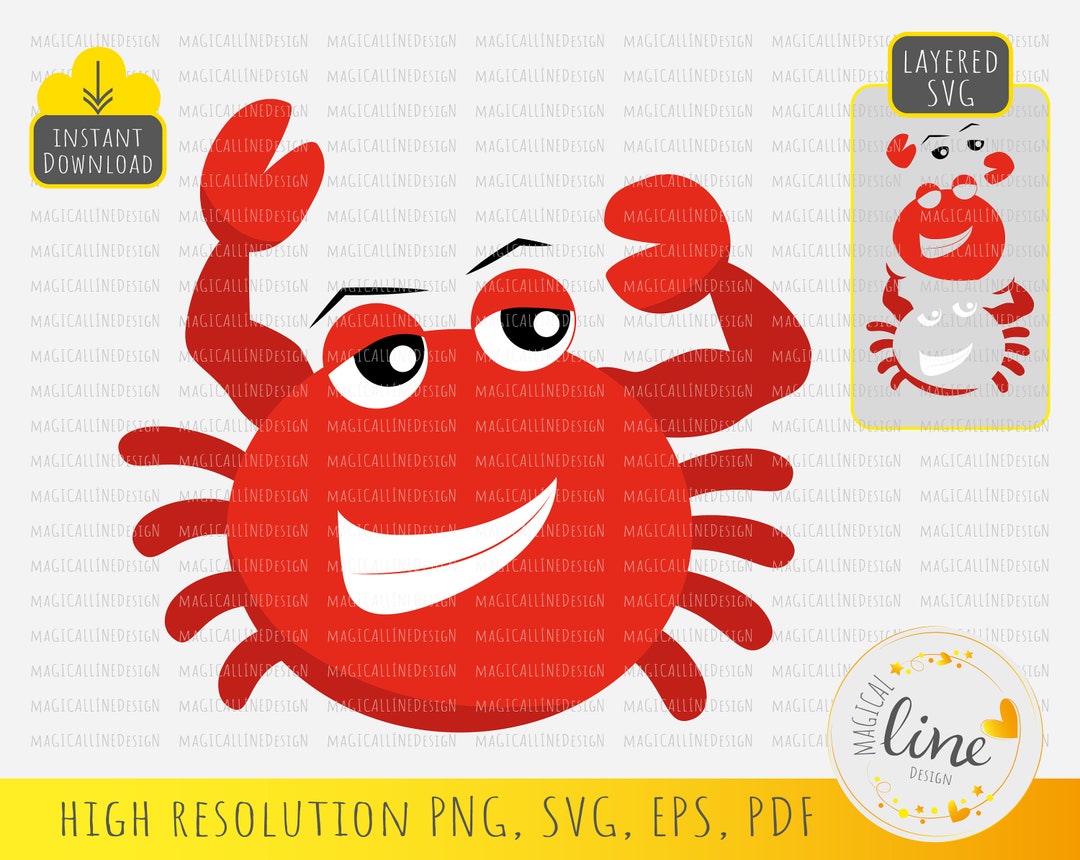 Strong Crab Svg, Strong Arm Svg, Smug Face Svg, Animal cartoon, Biceps ...