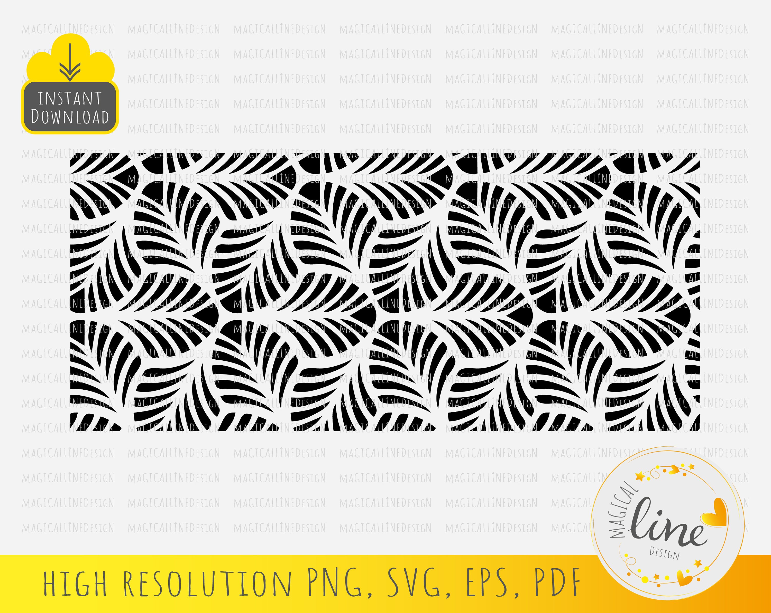 Leaf Border Svg Seamless Stencil Plants Tooled Leather Svg - Etsy