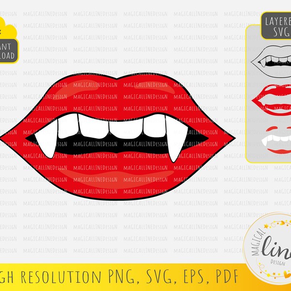 Vampire Teeth Svg - Etsy