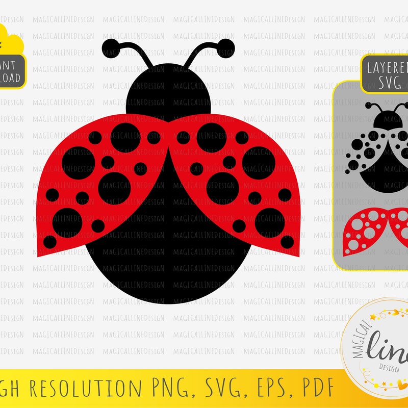 Lady Bug Clip Art - Etsy