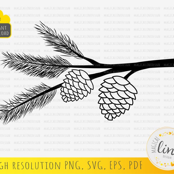 Pine Tree Branch - Etsy