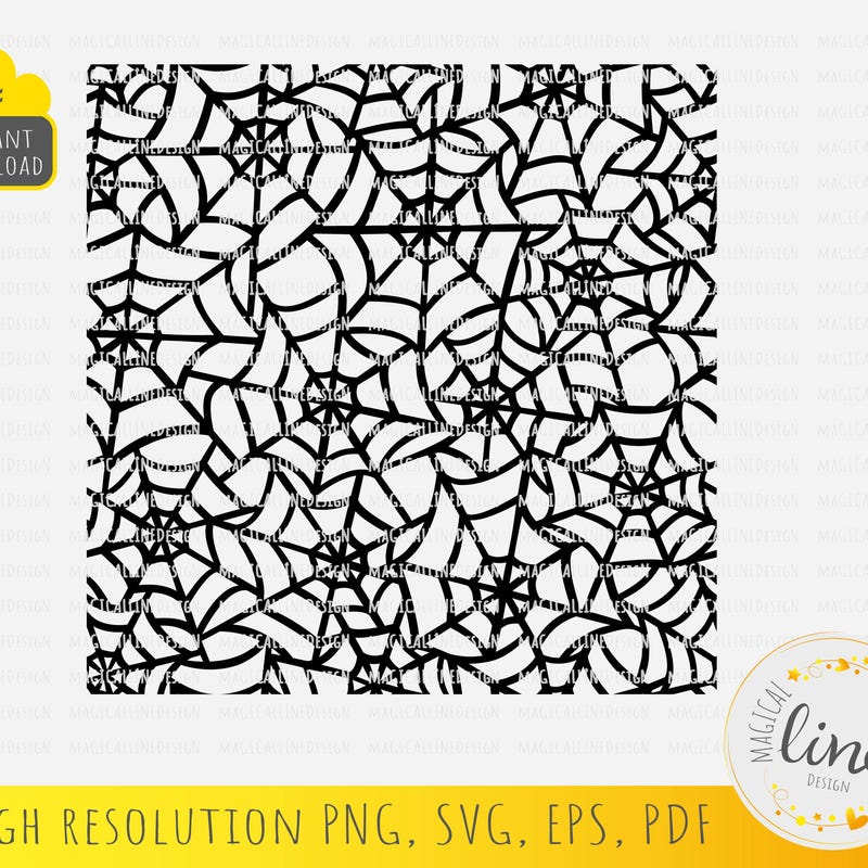 Spider Web Svg - Etsy