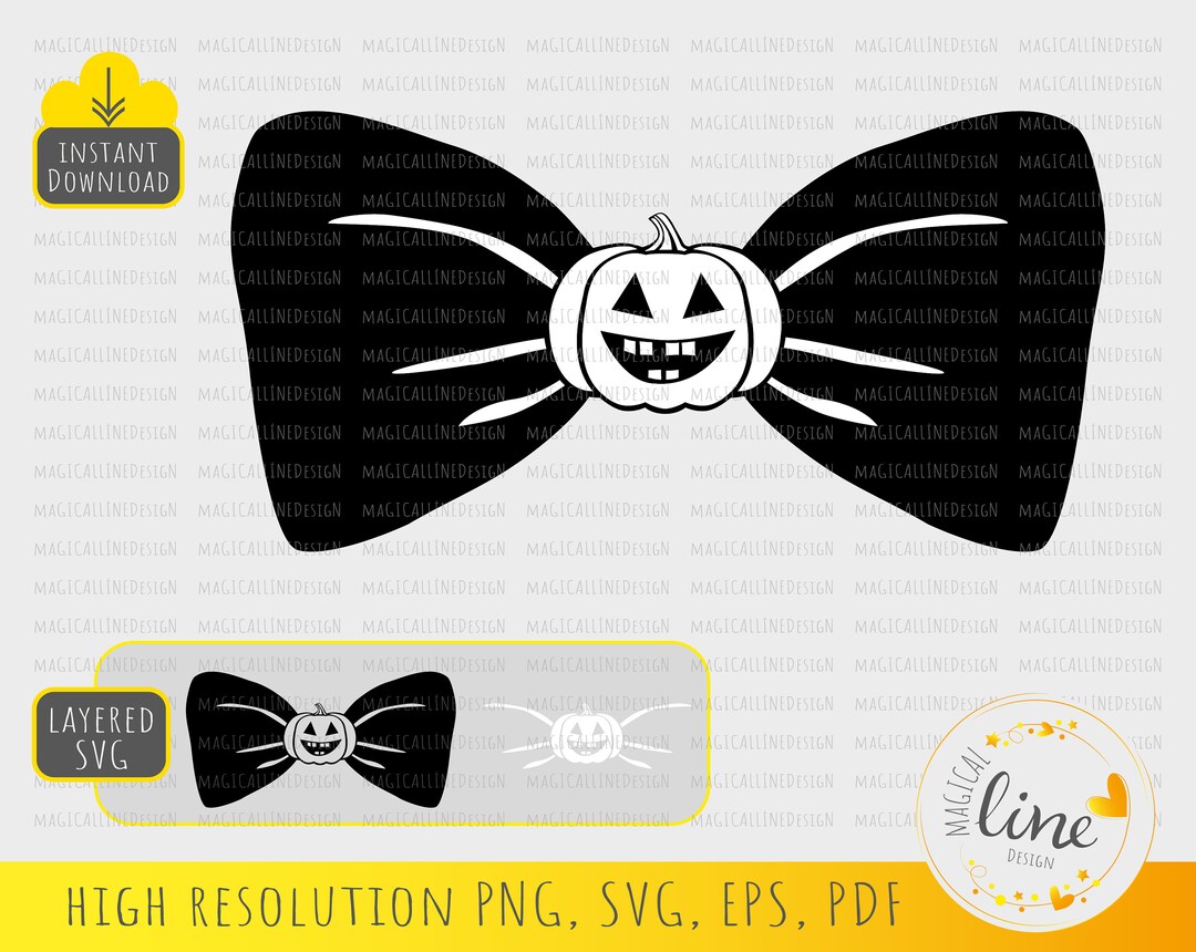 Pumpkin Bow Tie Svg, Halloween Bow Svg, Ghost Pumpkin Svg, Halloween ...