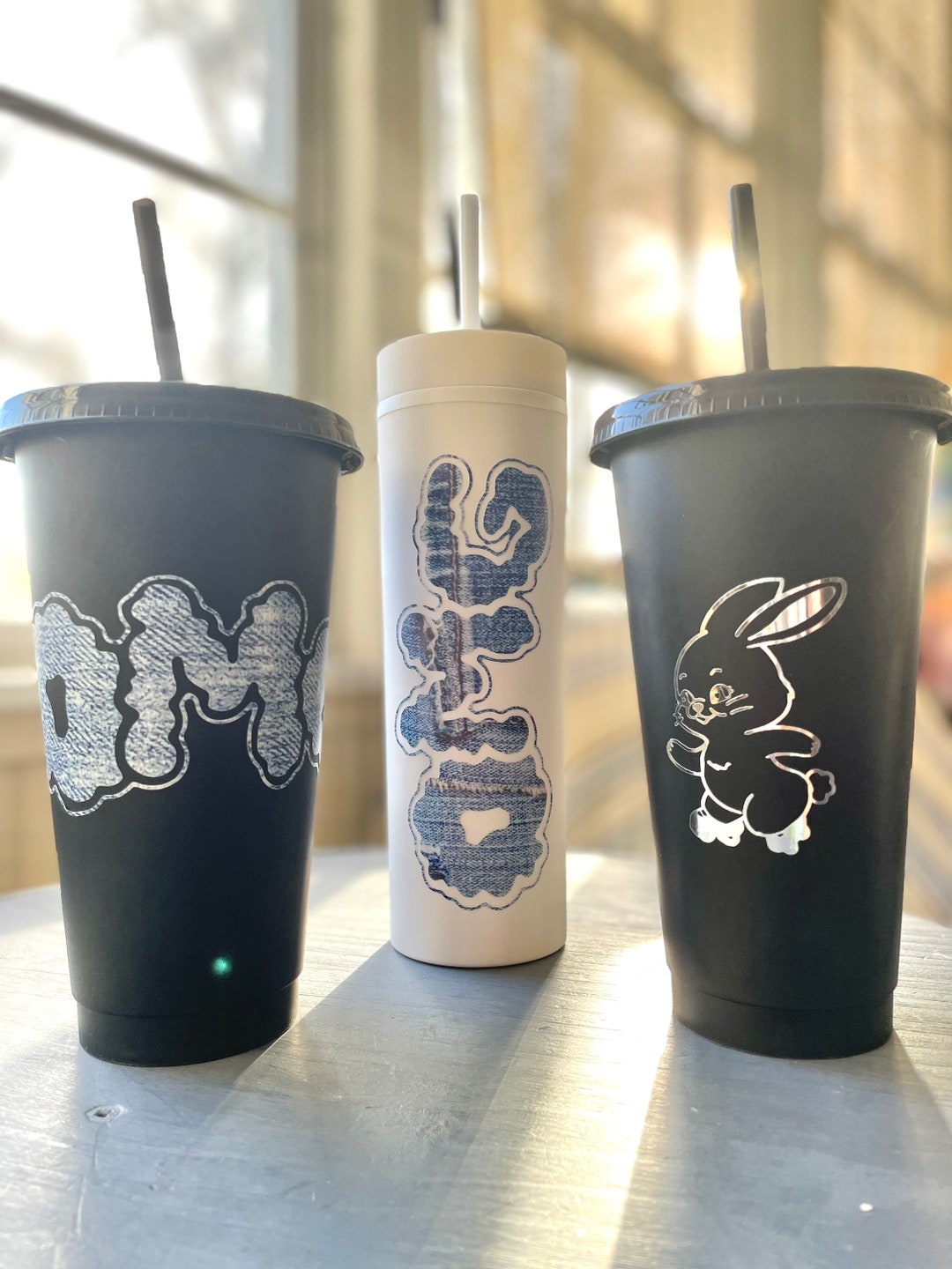 Newjeans K-pop Cute Cups W/ Lids - Etsy